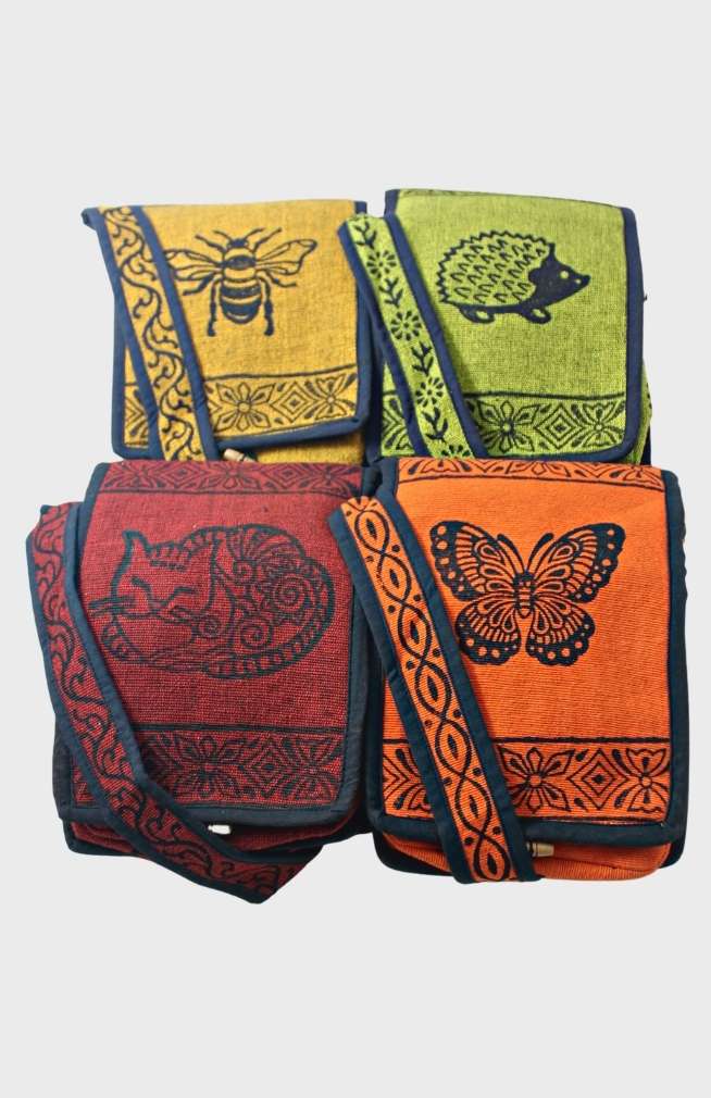 Blockprint Bag With Flap – Shop Kizuri