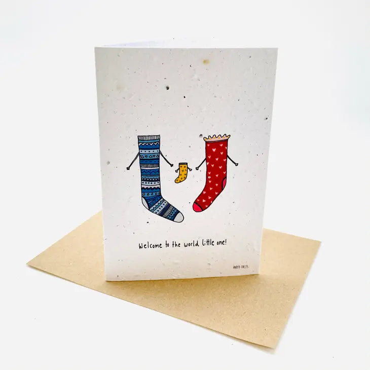 Welcome Little One Growing Paper Card – Shop Kizuri